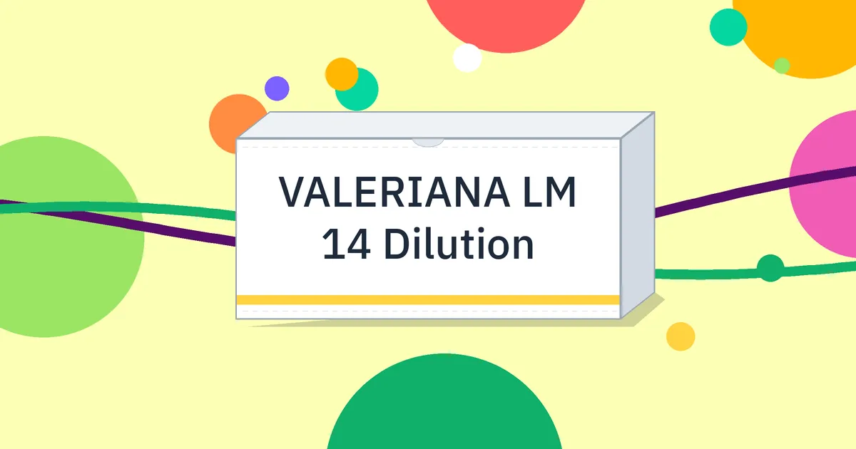 Symbolbild: Packung mit der Aufschrift VALERIANA LM 14 Dilution (PZN 13261682) – Verfügbarkeit und Bezug in Apotheken in Frankfurt am Main