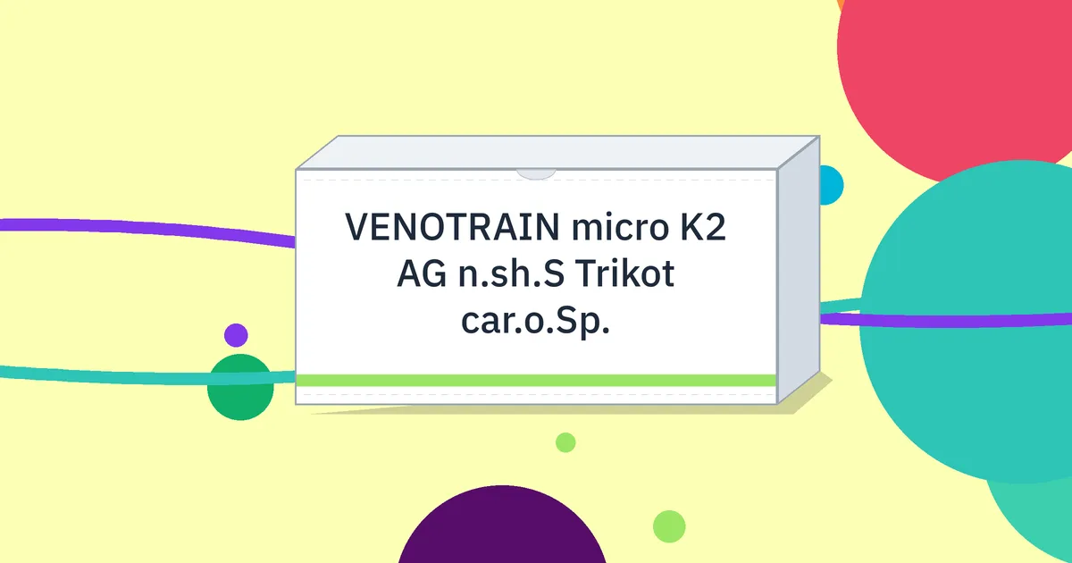 Symbolbild: Packung mit der Aufschrift VENOTRAIN micro K2 AG n.sh.S Trikot car.o.Sp. (PZN 02367093) – Verfügbarkeit und Bezug in Apotheken in Frankfurt am Main