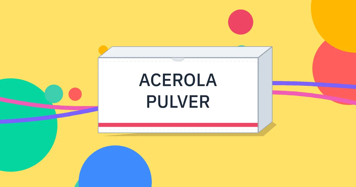 Symbolbild: Packung mit der Aufschrift ACEROLA PULVER (PZN 19362958) – Verfügbarkeit und Bezug in Apotheken in Frankfurt am Main