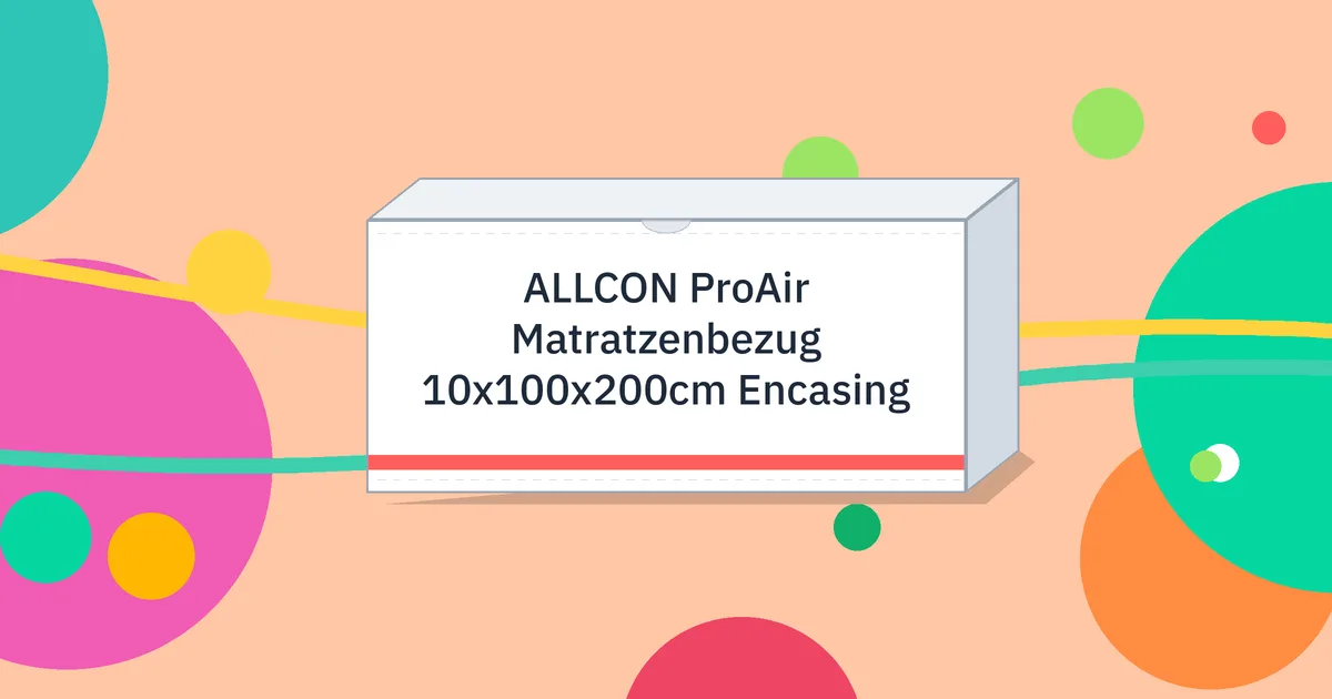 Symbolbild: Packung mit der Aufschrift ALLCON ProAir Matratzenbezug 10x100x200cm Encasing (PZN 19762149) – Verfügbarkeit und Bezug in Apotheken in Frankfurt am Main