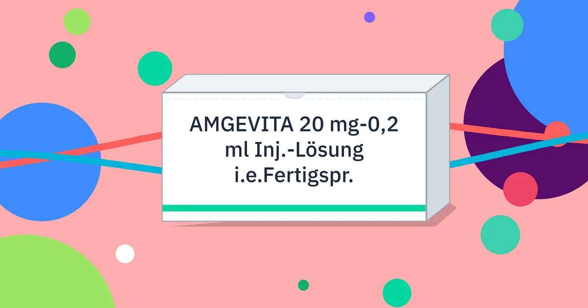 Symbolbild: Packung mit der Aufschrift AMGEVITA 20 mg-0,2 ml Inj.-Lösung i.e.Fertigspr. (PZN 19797633) – Verfügbarkeit und Bezug in Apotheken in Frankfurt am Main