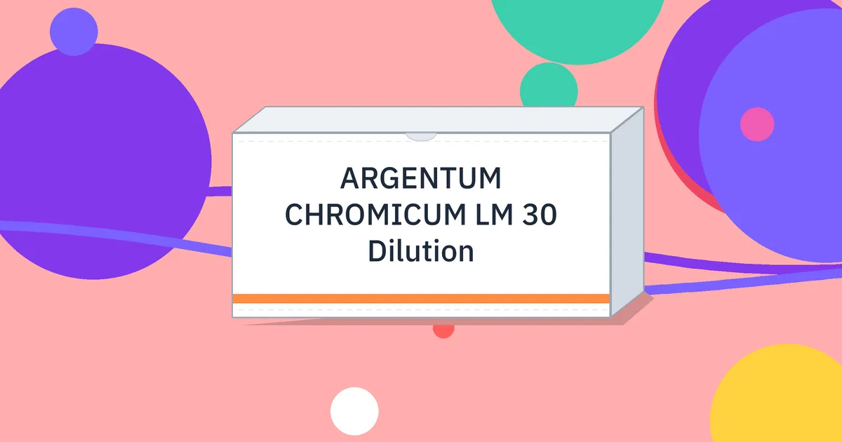 Symbolbild: Packung mit der Aufschrift ARGENTUM CHROMICUM LM 30 Dilution (PZN 13389910) – Verfügbarkeit und Bezug in Apotheken in Frankfurt am Main