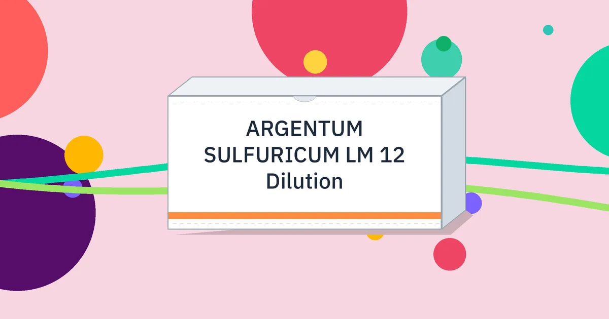 Symbolbild: Packung mit der Aufschrift ARGENTUM SULFURICUM LM 12 Dilution (PZN 12770039) – Verfügbarkeit und Bezug in Apotheken in Frankfurt am Main