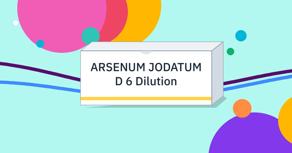 Symbolbild: Packung mit der Aufschrift ARSENUM JODATUM D 6 Dilution (PZN 00072442) – Verfügbarkeit und Bezug in Apotheken in Frankfurt am Main