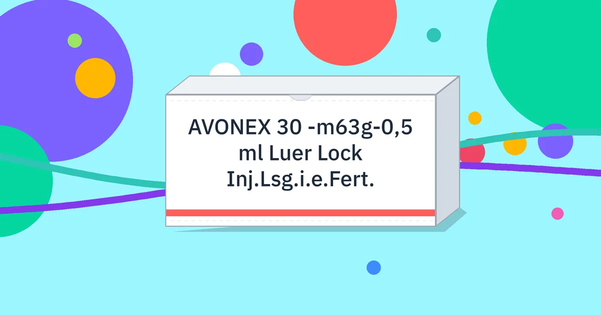 Symbolbild: Packung mit der Aufschrift AVONEX 30 -m63g-0,5 ml Luer Lock Inj.Lsg.i.e.Fert. (PZN 14178262) – Verfügbarkeit und Bezug in Apotheken in Frankfurt am Main