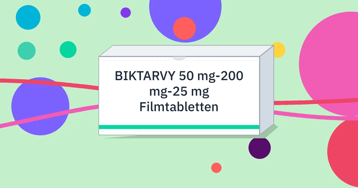 Symbolbild: Packung mit der Aufschrift BIKTARVY 50 mg-200 mg-25 mg Filmtabletten (PZN 14050289) – Verfügbarkeit und Bezug in Apotheken in Frankfurt am Main
