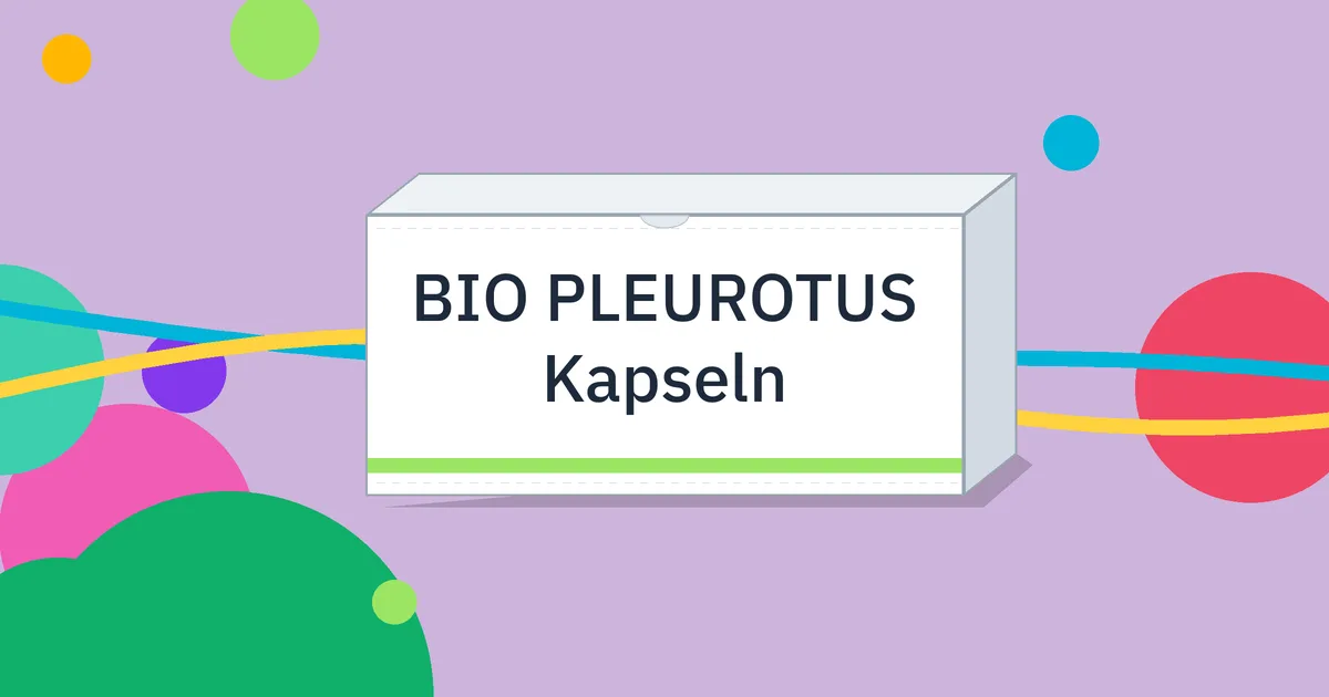 Symbolbild: Packung mit der Aufschrift BIO PLEUROTUS Kapseln (PZN 11552027) – Verfügbarkeit und Bezug in Apotheken in Frankfurt am Main