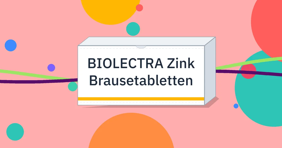 Symbolbild: Packung mit der Aufschrift BIOLECTRA Zink Brausetabletten (PZN 08656272) – Verfügbarkeit und Bezug in Apotheken in Frankfurt am Main