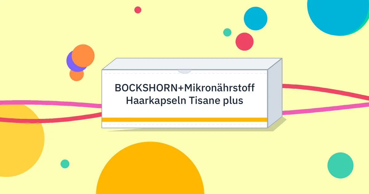 Symbolbild: Packung mit der Aufschrift BOCKSHORN+Mikronährstoff Haarkapseln Tisane plus (PZN 05010552) – Verfügbarkeit und Bezug in Apotheken in Frankfurt am Main