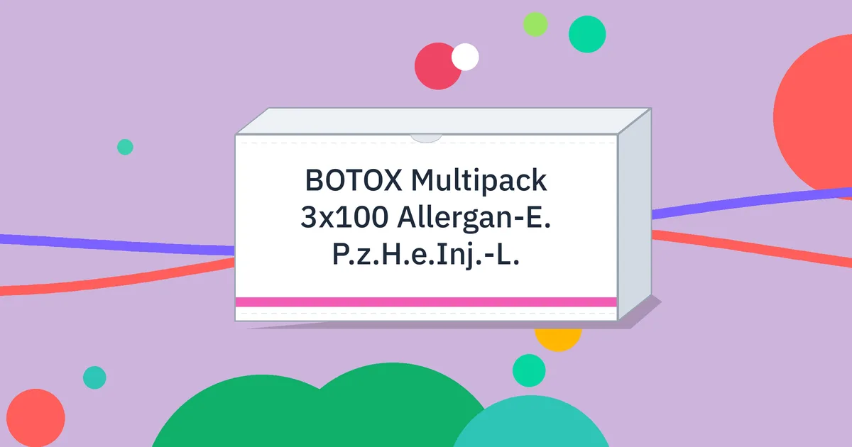 Symbolbild: Packung mit der Aufschrift BOTOX Multipack 3x100 Allergan-E. P.z.H.e.Inj.-L. (PZN 10409612) – Verfügbarkeit und Bezug in Apotheken in Frankfurt am Main