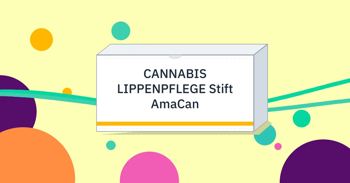 Symbolbild: Packung mit der Aufschrift CANNABIS LIPPENPFLEGE Stift AmaCan (PZN 18214026) – Verfügbarkeit und Bezug in Apotheken in Frankfurt am Main