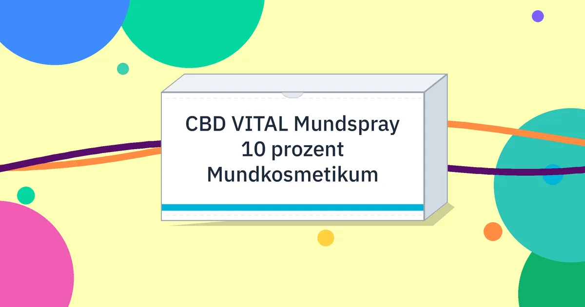 Symbolbild: Packung mit der Aufschrift CBD VITAL Mundspray 10 prozent Mundkosmetikum (PZN 16703011) – Verfügbarkeit und Bezug in Apotheken in Frankfurt am Main