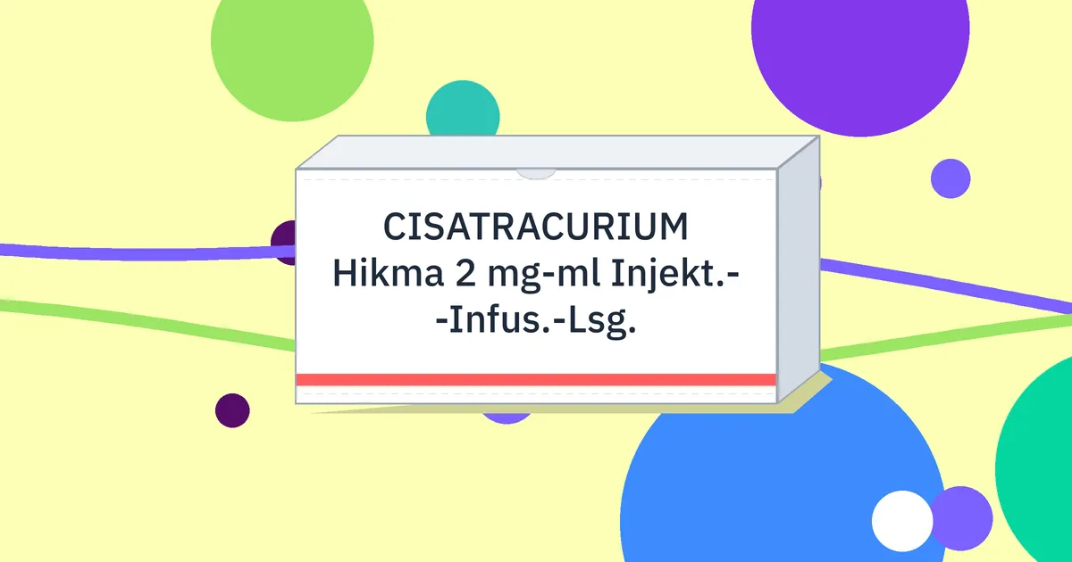 Symbolbild: Packung mit der Aufschrift CISATRACURIUM Hikma 2 mg-ml Injekt.--Infus.-Lsg. (PZN 14188987) – Verfügbarkeit und Bezug in Apotheken in Frankfurt am Main