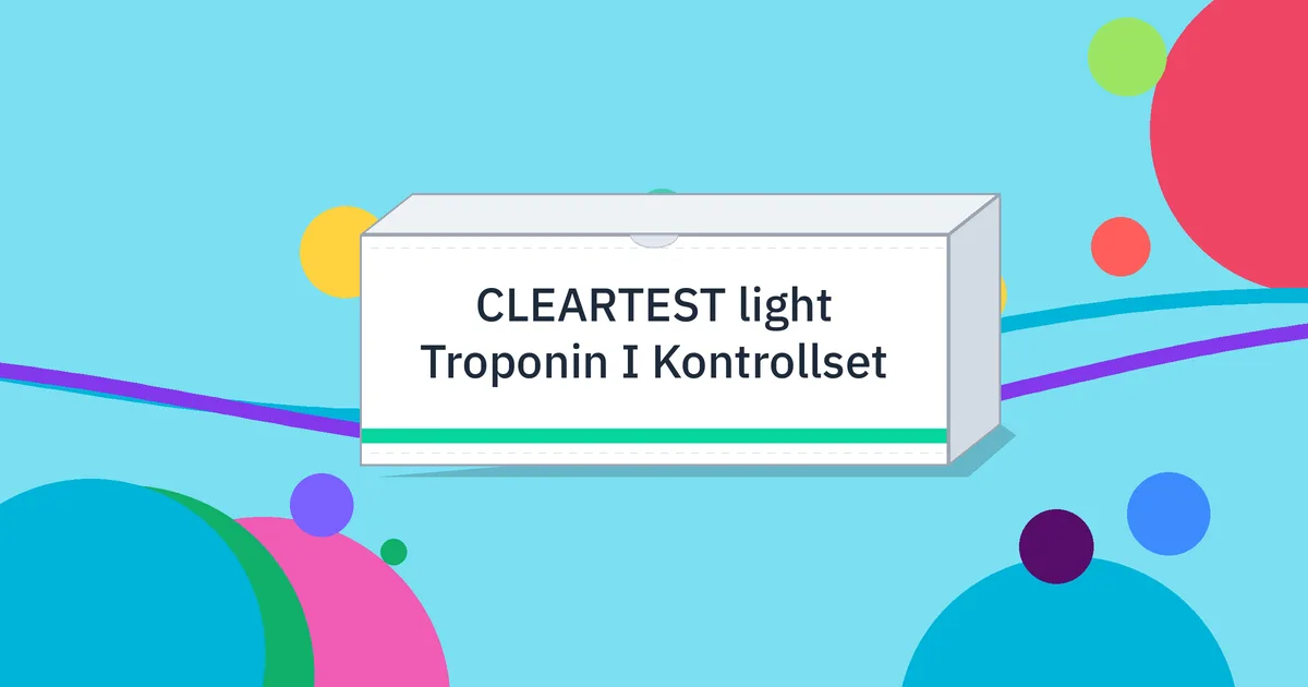 Symbolbild: Packung mit der Aufschrift CLEARTEST light Troponin I Kontrollset (PZN 18781423) – Verfügbarkeit und Bezug in Apotheken in Frankfurt am Main