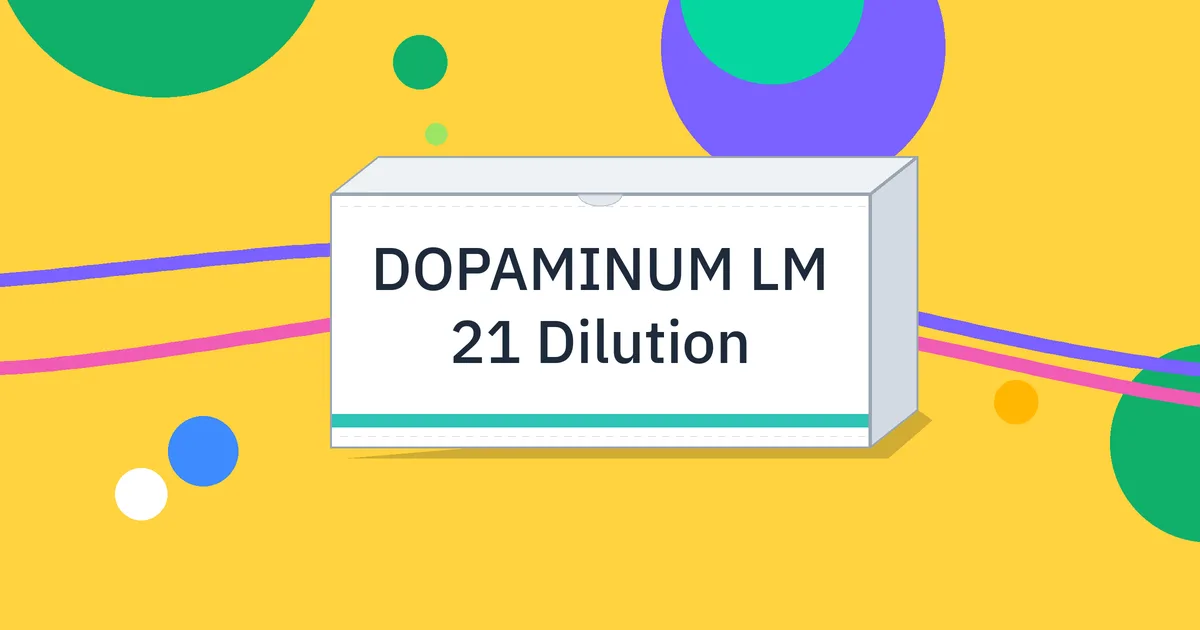 Symbolbild: Packung mit der Aufschrift DOPAMINUM LM 21 Dilution (PZN 12842750) – Verfügbarkeit und Bezug in Apotheken in Frankfurt am Main