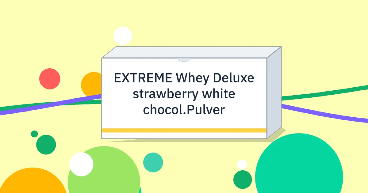 Symbolbild: Packung mit der Aufschrift EXTREME Whey Deluxe strawberry white chocol.Pulver (PZN 10712397) – Verfügbarkeit und Bezug in Apotheken in Frankfurt am Main