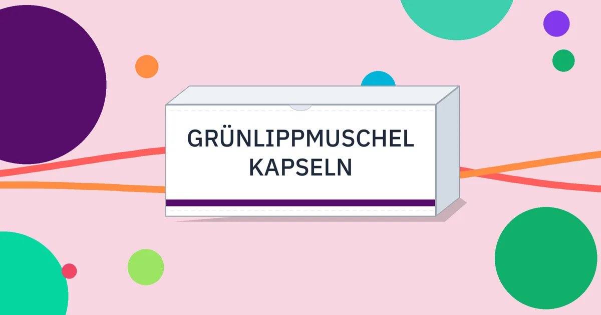 Symbolbild: Packung mit der Aufschrift GRÜNLIPPMUSCHEL KAPSELN (PZN 00321773) – Verfügbarkeit und Bezug in Apotheken in Frankfurt am Main