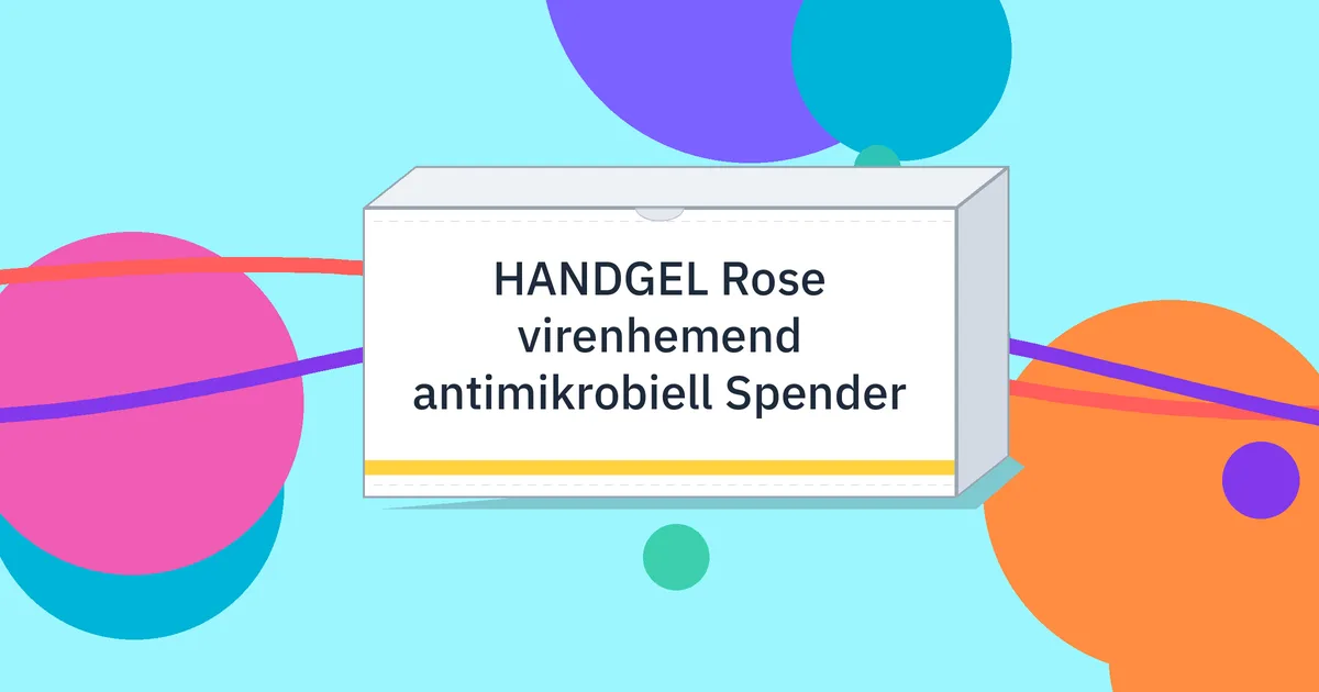 Symbolbild: Packung mit der Aufschrift HANDGEL Rose virenhemend antimikrobiell Spender (PZN 15633567) – Verfügbarkeit und Bezug in Apotheken in Frankfurt am Main