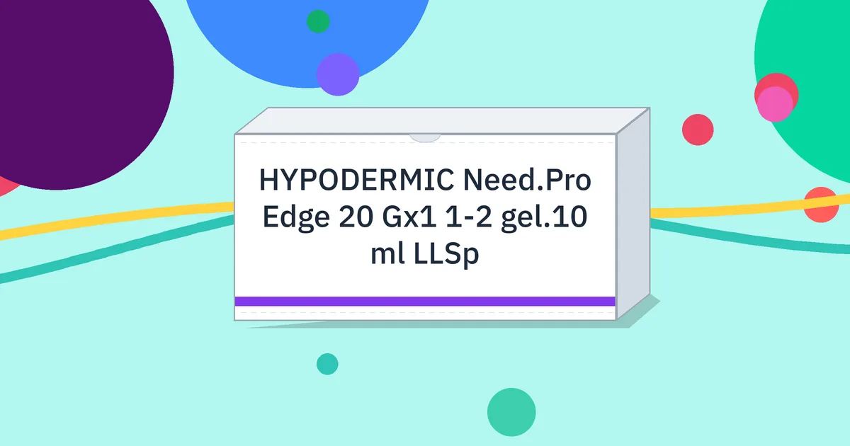 Symbolbild: Packung mit der Aufschrift HYPODERMIC Need.Pro Edge 20 Gx1 1-2 gel.10 ml LLSp (PZN 09105054) – Verfügbarkeit und Bezug in Apotheken in Frankfurt am Main