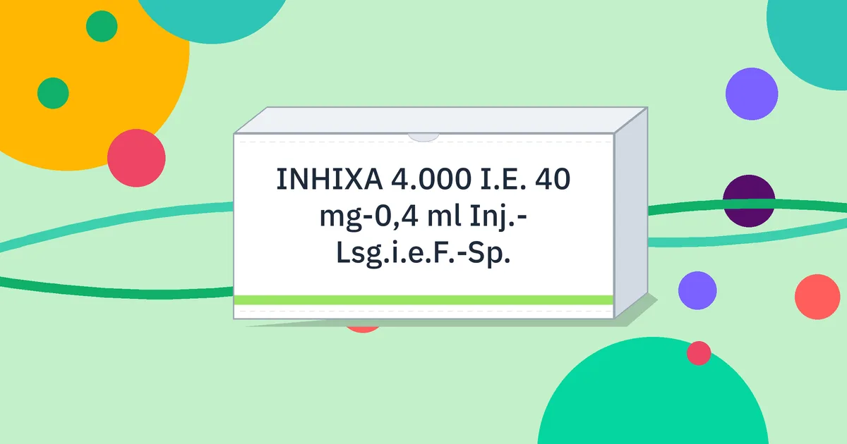 Symbolbild: Packung mit der Aufschrift INHIXA 4.000 I.E. 40 mg-0,4 ml Inj.-Lsg.i.e.F.-Sp. (PZN 18094444) – Verfügbarkeit und Bezug in Apotheken in Frankfurt am Main