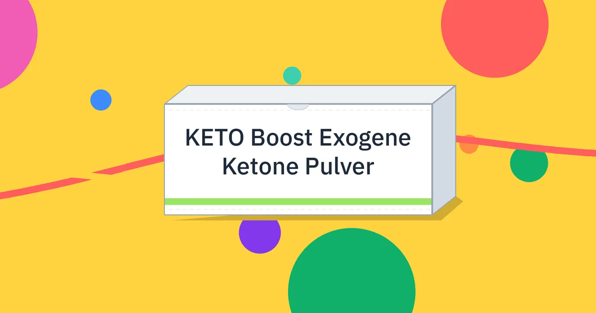 Symbolbild: Packung mit der Aufschrift KETO Boost Exogene Ketone Pulver (PZN 19470518) – Verfügbarkeit und Bezug in Apotheken in Frankfurt am Main