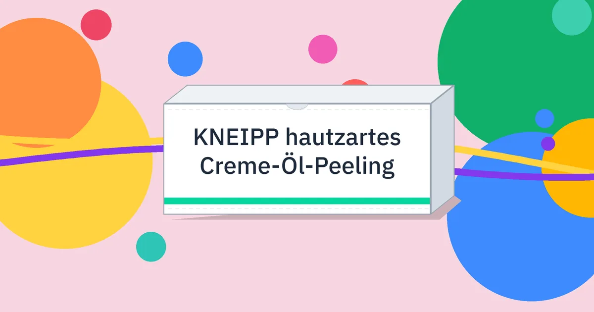 Symbolbild: Packung mit der Aufschrift KNEIPP hautzartes Creme-Öl-Peeling (PZN 12595286) – Verfügbarkeit und Bezug in Apotheken in Frankfurt am Main