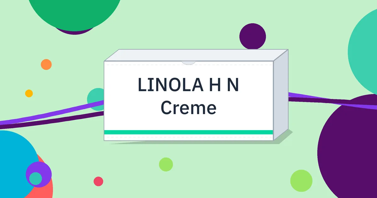Symbolbild: Packung mit der Aufschrift LINOLA H N Creme (PZN 04638886) – Verfügbarkeit und Bezug in Apotheken in Frankfurt am Main