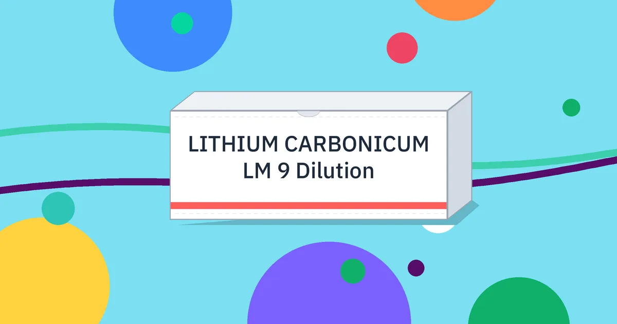 Symbolbild: Packung mit der Aufschrift LITHIUM CARBONICUM LM 9 Dilution (PZN 12931494) – Verfügbarkeit und Bezug in Apotheken in Frankfurt am Main