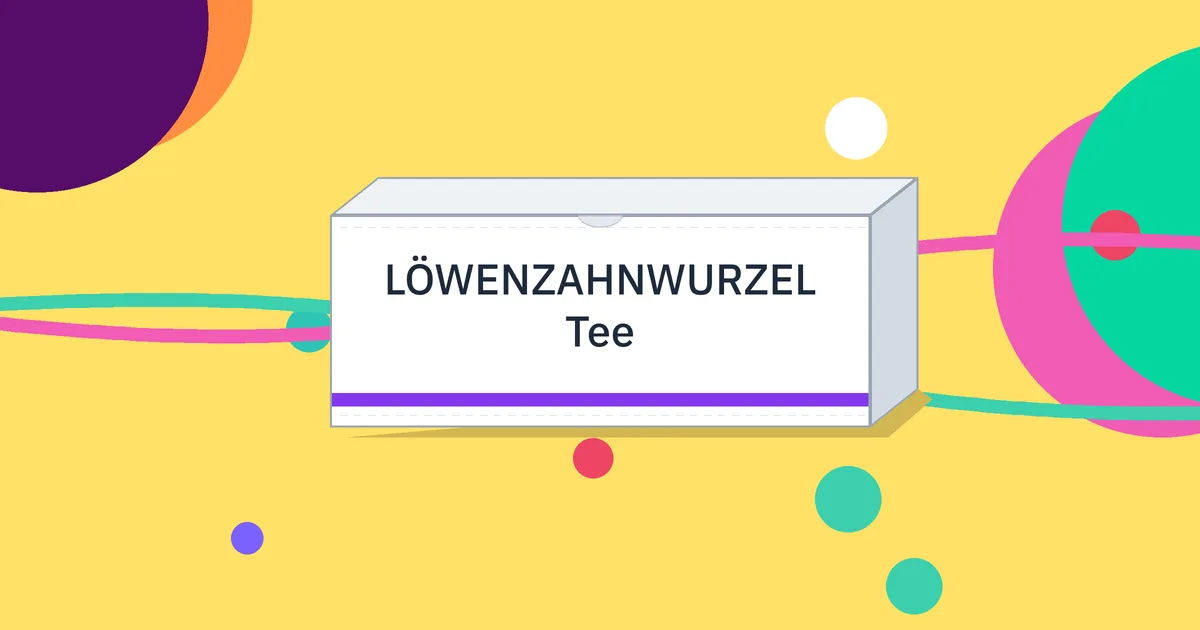 Symbolbild: Packung mit der Aufschrift LÖWENZAHNWURZEL Tee (PZN 16242194) – Verfügbarkeit und Bezug in Apotheken in Frankfurt am Main