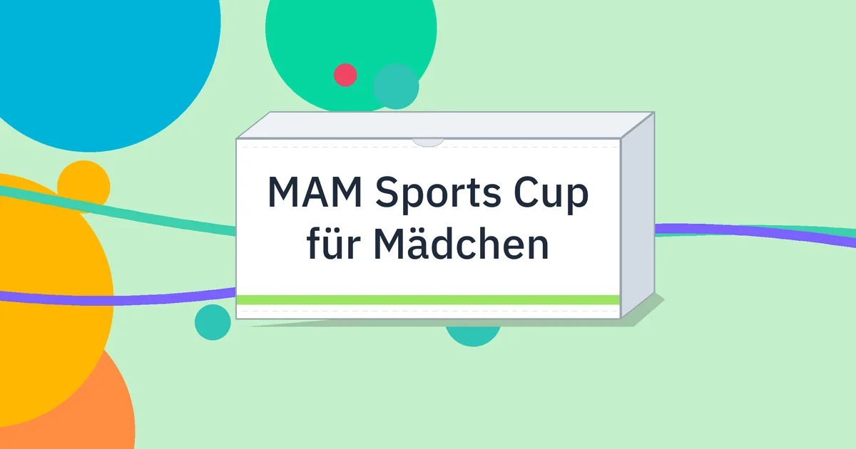 Symbolbild: Packung mit der Aufschrift MAM Sports Cup für Mädchen (PZN 12670906) – Verfügbarkeit und Bezug in Apotheken in Frankfurt am Main
