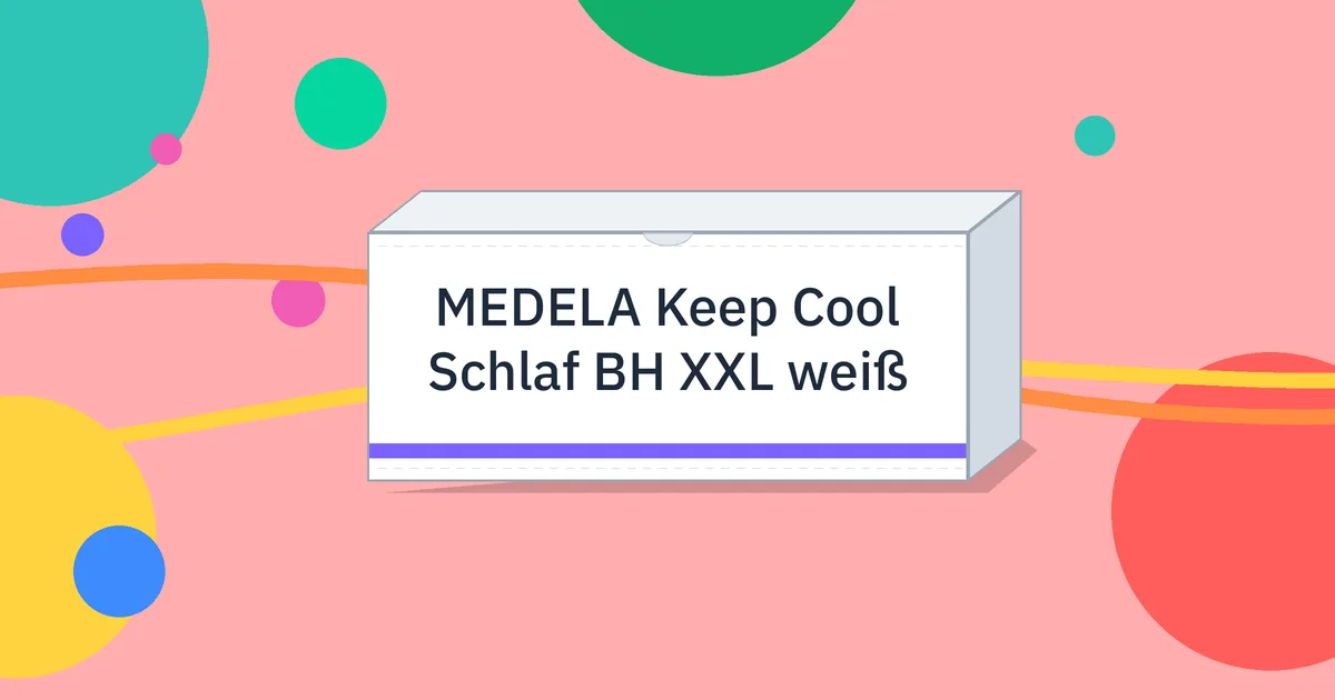 Symbolbild: Packung mit der Aufschrift MEDELA Keep Cool Schlaf BH XXL weiß (PZN 18834289) – Verfügbarkeit und Bezug in Apotheken in Frankfurt am Main
