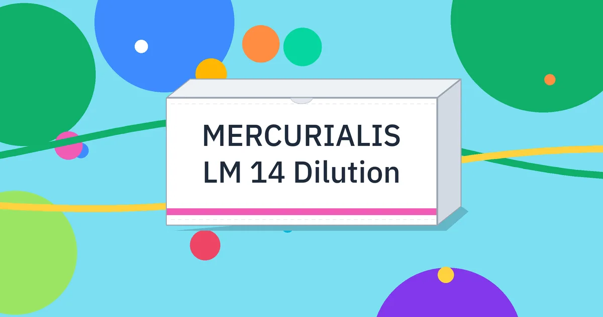 Symbolbild: Packung mit der Aufschrift MERCURIALIS LM 14 Dilution (PZN 12947839) – Verfügbarkeit und Bezug in Apotheken in Frankfurt am Main
