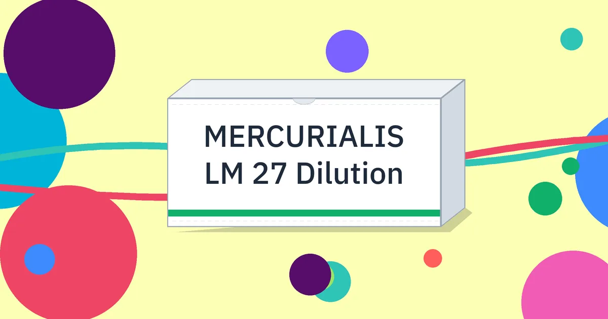 Symbolbild: Packung mit der Aufschrift MERCURIALIS LM 27 Dilution (PZN 12948023) – Verfügbarkeit und Bezug in Apotheken in Frankfurt am Main