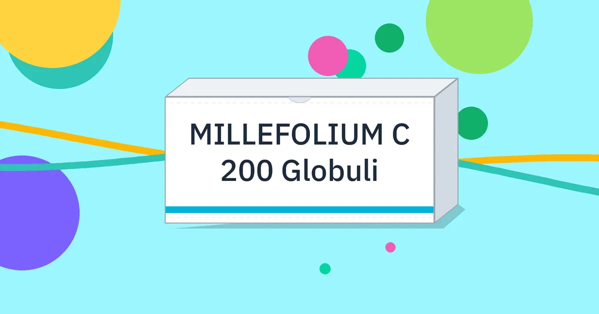 Symbolbild: Packung mit der Aufschrift MILLEFOLIUM C 200 Globuli (PZN 04227835) – Verfügbarkeit und Bezug in Apotheken in Frankfurt am Main