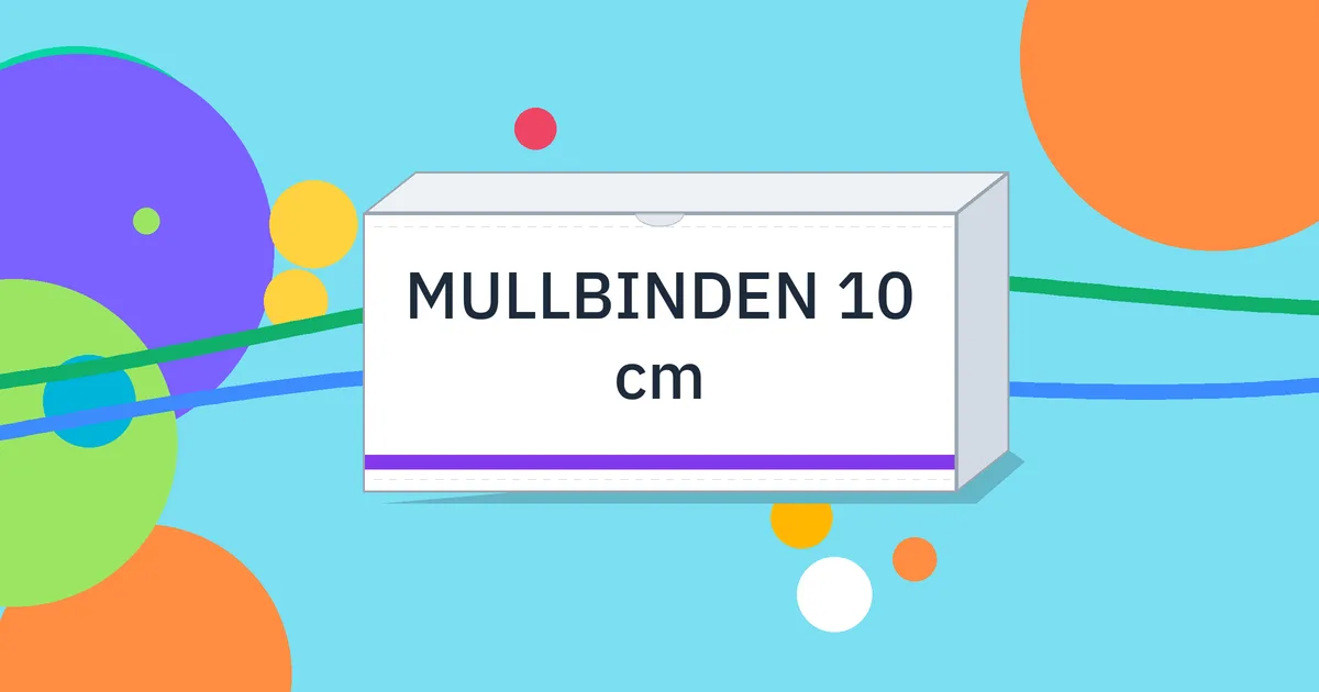 Symbolbild: Packung mit der Aufschrift MULLBINDEN 10 cm (PZN 01960162) – Verfügbarkeit und Bezug in Apotheken in Frankfurt am Main