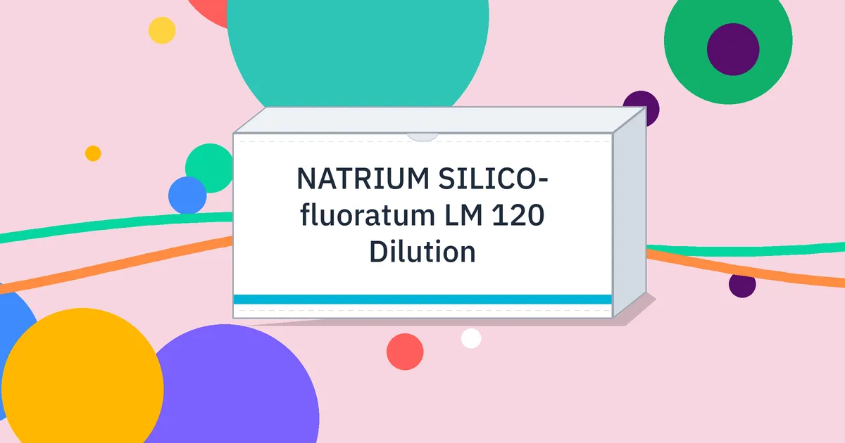 Symbolbild: Packung mit der Aufschrift NATRIUM SILICO-fluoratum LM 120 Dilution (PZN 13617564) – Verfügbarkeit und Bezug in Apotheken in Frankfurt am Main