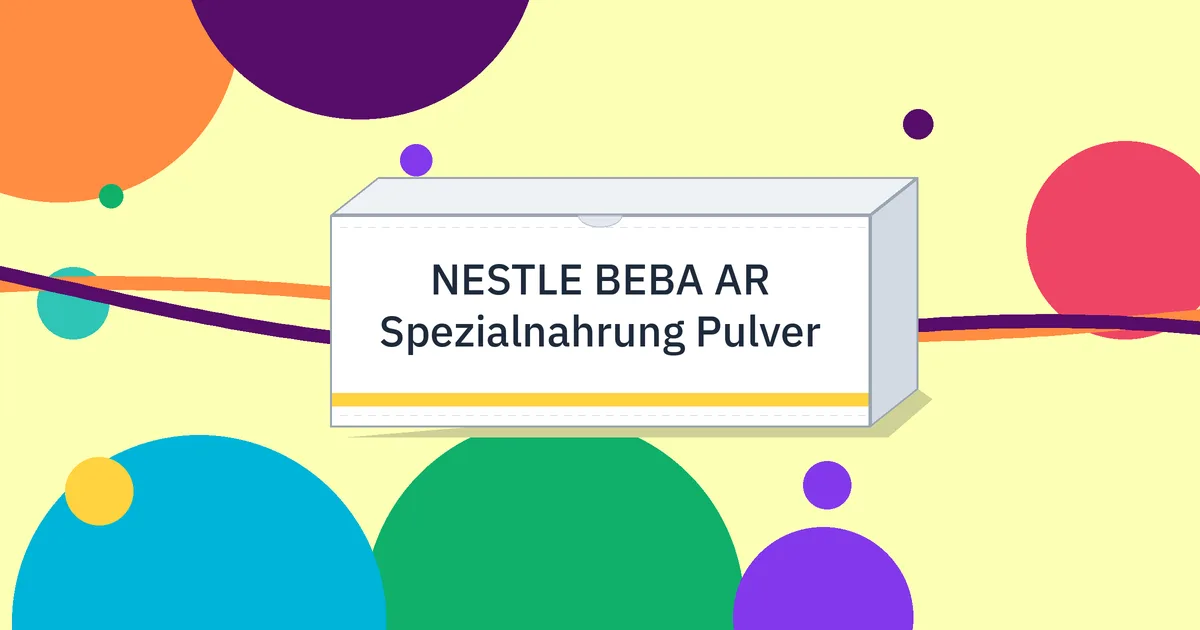 Symbolbild: Packung mit der Aufschrift NESTLE BEBA AR Spezialnahrung Pulver (PZN 19234462) – Verfügbarkeit und Bezug in Apotheken in Frankfurt am Main