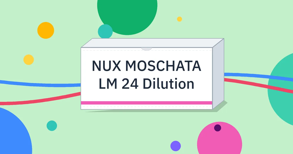 Symbolbild: Packung mit der Aufschrift NUX MOSCHATA LM 24 Dilution (PZN 12970123) – Verfügbarkeit und Bezug in Apotheken in Frankfurt am Main