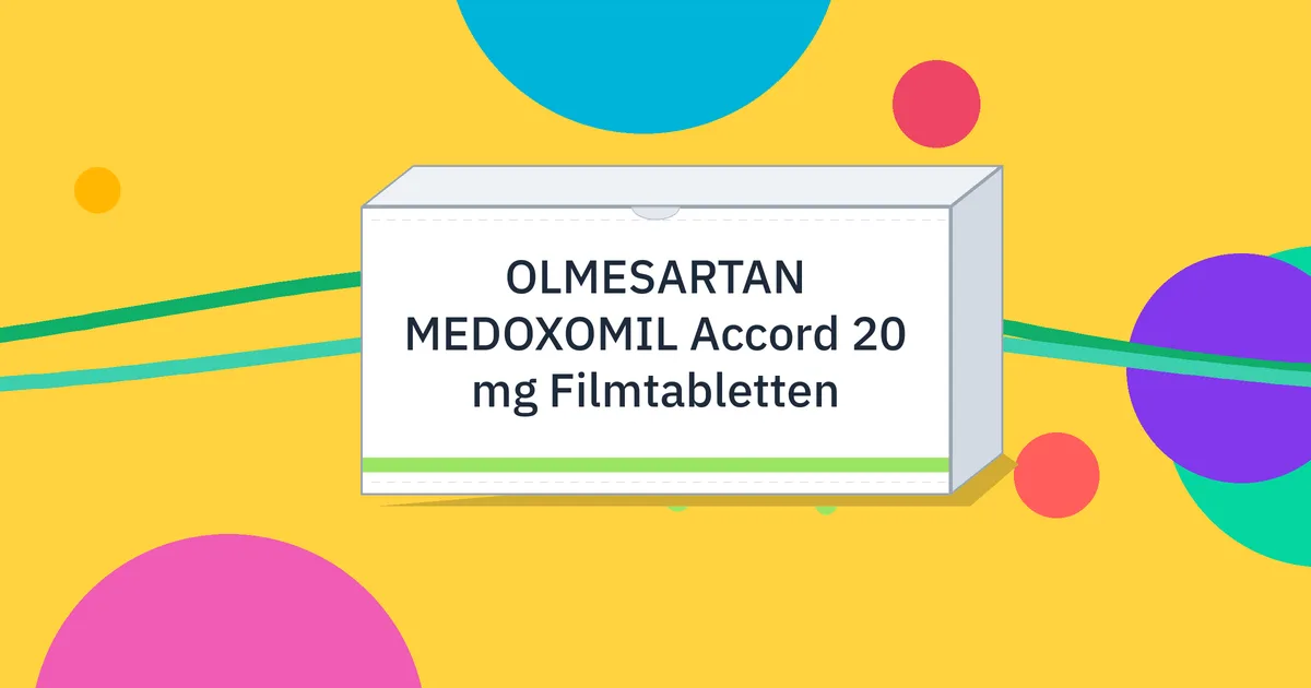 Symbolbild: Packung mit der Aufschrift OLMESARTAN MEDOXOMIL Accord 20 mg Filmtabletten (PZN 12379677) – Verfügbarkeit und Bezug in Apotheken in Frankfurt am Main