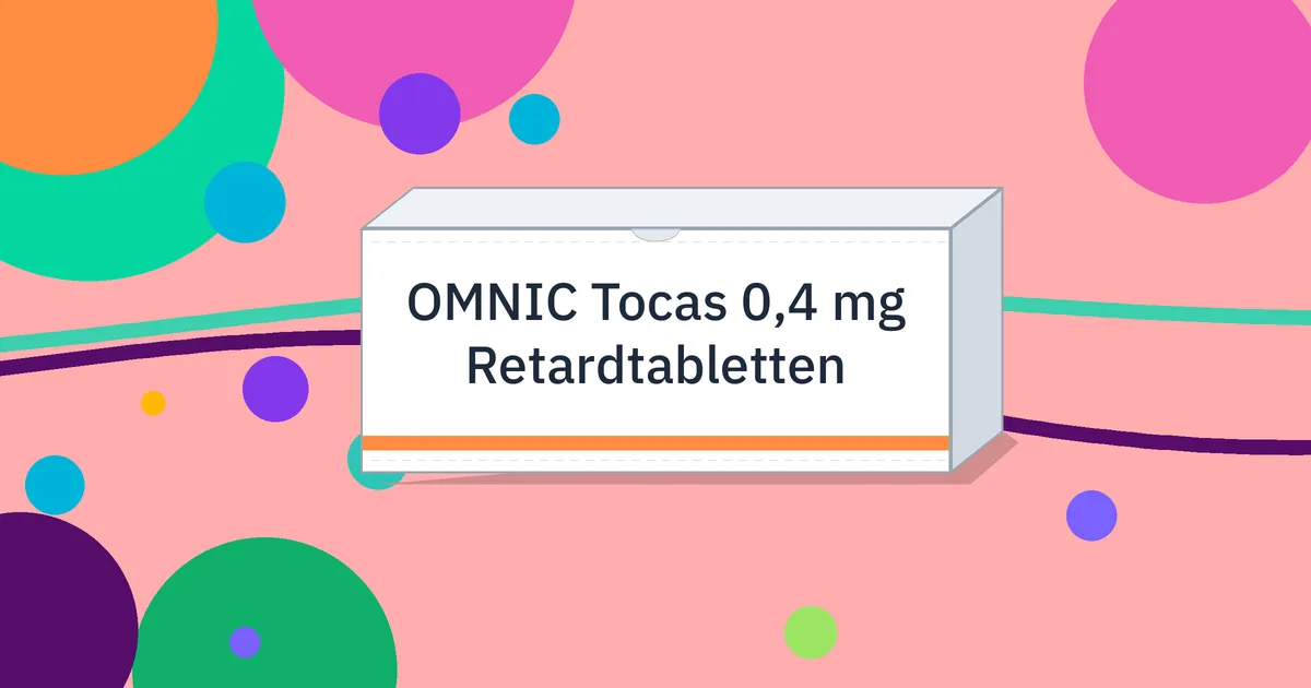 Symbolbild: Packung mit der Aufschrift OMNIC Tocas 0,4 mg Retardtabletten (PZN 09265473) – Verfügbarkeit und Bezug in Apotheken in Frankfurt am Main