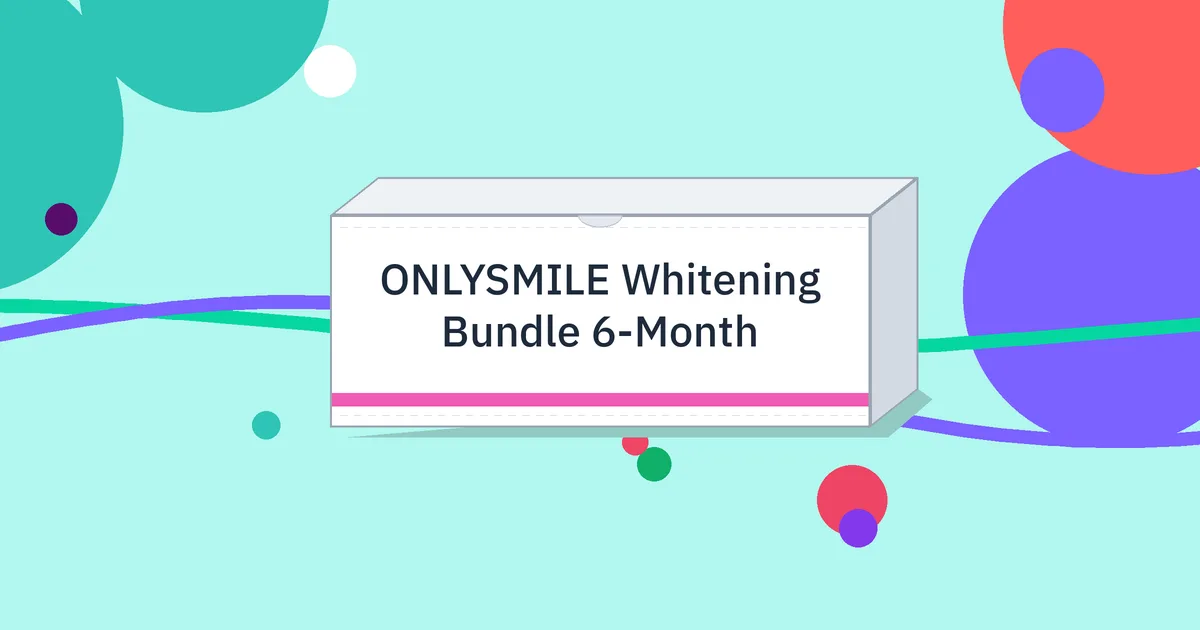 Symbolbild: Packung mit der Aufschrift ONLYSMILE Whitening Bundle 6-Month (PZN 20791340) – Verfügbarkeit und Bezug in Apotheken in Frankfurt am Main