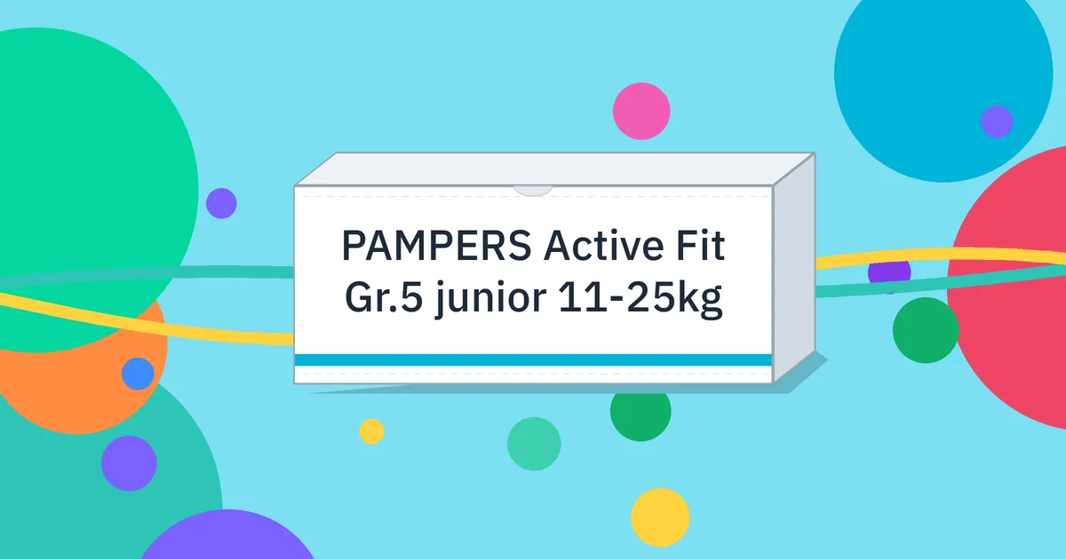 Symbolbild: Packung mit der Aufschrift PAMPERS Active Fit Gr.5 junior 11-25kg (PZN 06966034) – Verfügbarkeit und Bezug in Apotheken in Frankfurt am Main