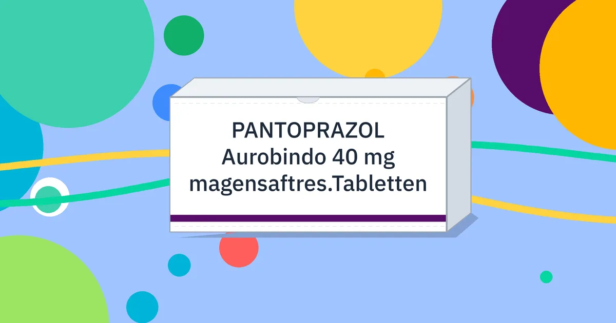 Symbolbild: Packung mit der Aufschrift PANTOPRAZOL Aurobindo 40 mg magensaftres.Tabletten (PZN 11127235) – Verfügbarkeit und Bezug in Apotheken in Frankfurt am Main