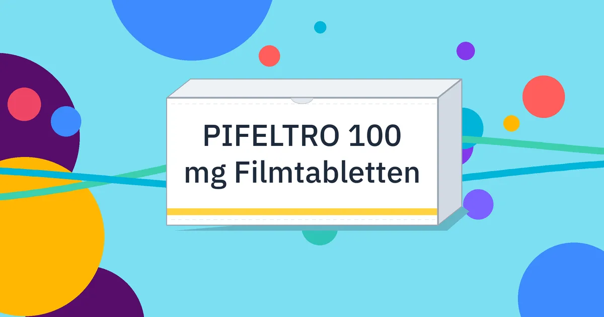 Symbolbild: Packung mit der Aufschrift PIFELTRO 100 mg Filmtabletten (PZN 16152812) – Verfügbarkeit und Bezug in Apotheken in Frankfurt am Main