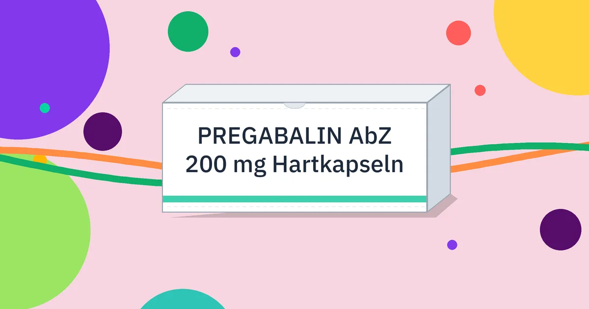 Symbolbild: Packung mit der Aufschrift PREGABALIN AbZ 200 mg Hartkapseln (PZN 10327044) – Verfügbarkeit und Bezug in Apotheken in Frankfurt am Main