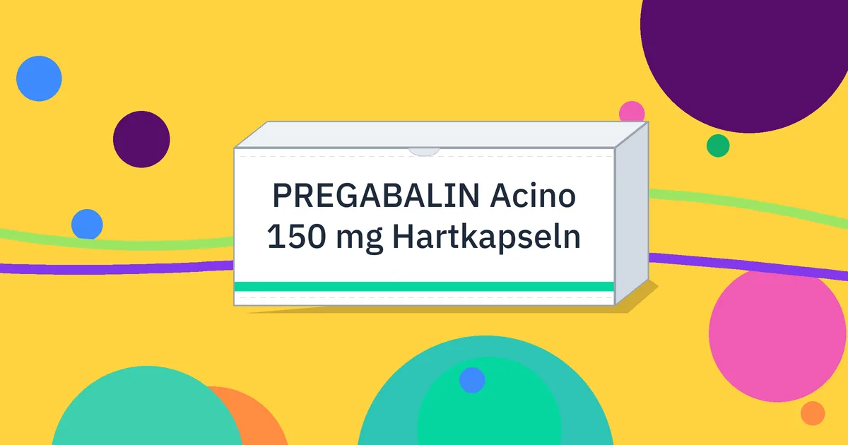 Symbolbild: Packung mit der Aufschrift PREGABALIN Acino 150 mg Hartkapseln (PZN 14018446) – Verfügbarkeit und Bezug in Apotheken in Frankfurt am Main