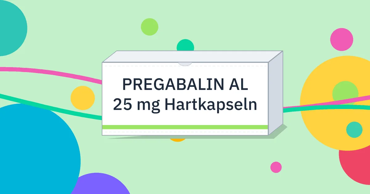 Symbolbild: Packung mit der Aufschrift PREGABALIN AL 25 mg Hartkapseln (PZN 10791735) – Verfügbarkeit und Bezug in Apotheken in Frankfurt am Main