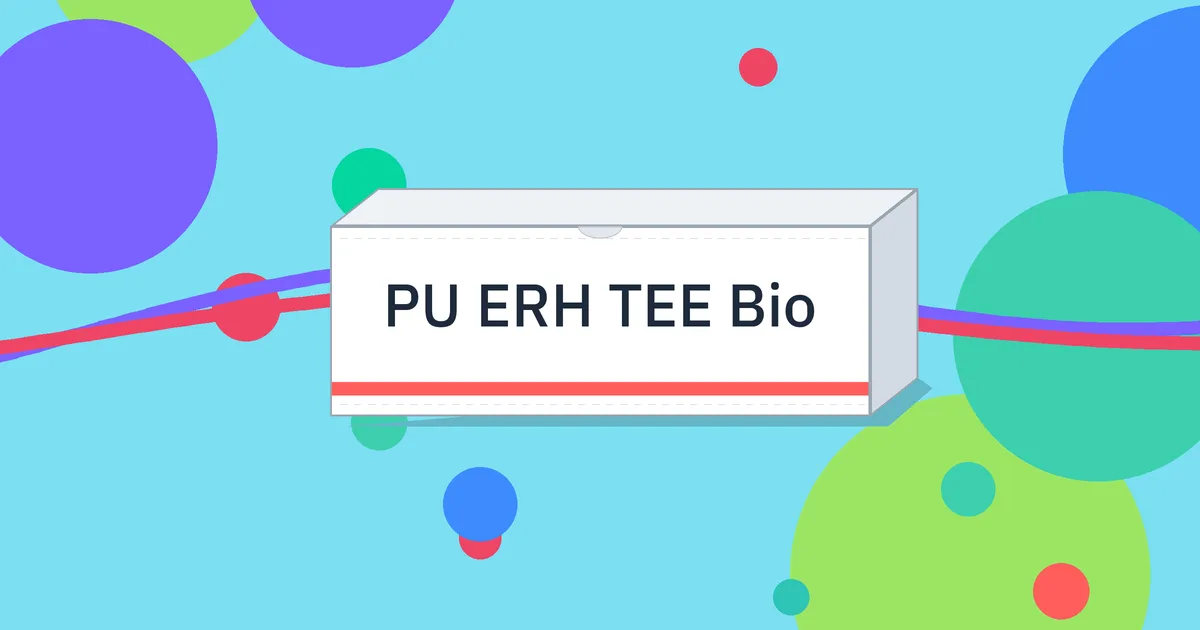 Symbolbild: Packung mit der Aufschrift PU ERH TEE Bio (PZN 07337352) – Verfügbarkeit und Bezug in Apotheken in Frankfurt am Main
