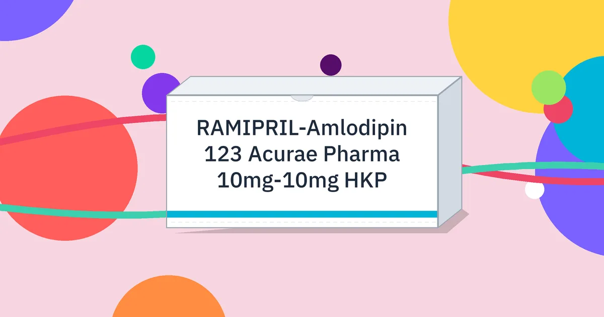 Symbolbild: Packung mit der Aufschrift RAMIPRIL-Amlodipin 123 Acurae Pharma 10mg-10mg HKP (PZN 19835612) – Verfügbarkeit und Bezug in Apotheken in Frankfurt am Main