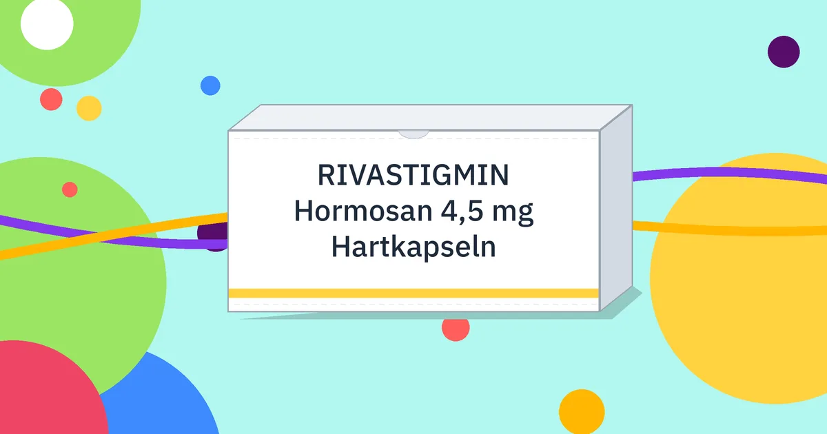 Symbolbild: Packung mit der Aufschrift RIVASTIGMIN Hormosan 4,5 mg Hartkapseln (PZN 09724107) – Verfügbarkeit und Bezug in Apotheken in Frankfurt am Main
